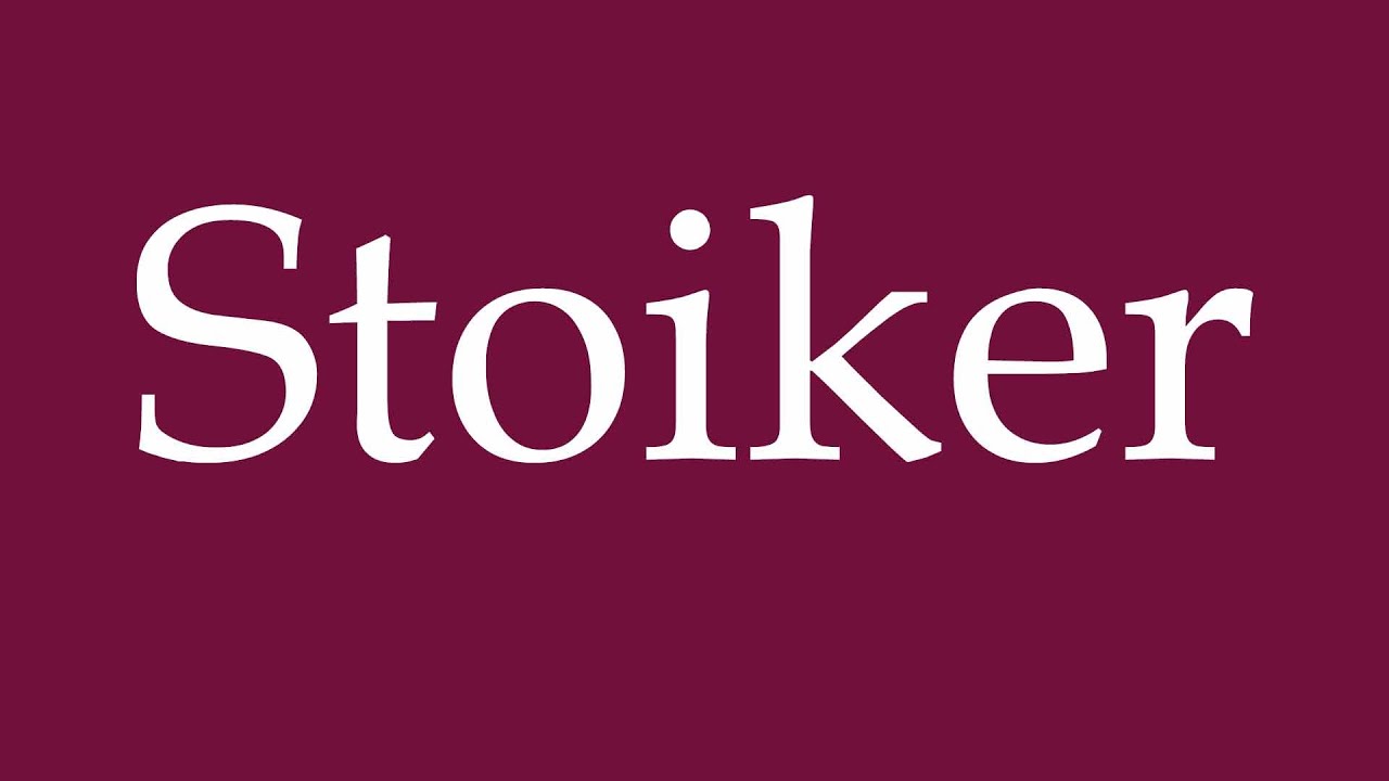 How to Pronounce ''Stoiker'' (Stoic) Correctly in German - YouTube