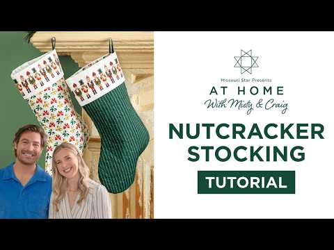 Learn to create a Traditional Holiday Stocking | At Home with Misty & Craig | Season 2 Episode 1