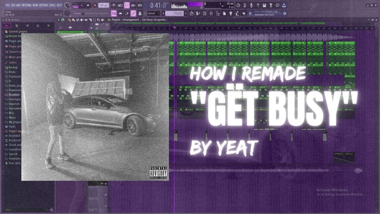 How I remade 'Gët Busy' by Yeat | 98% Accurate - YouTube