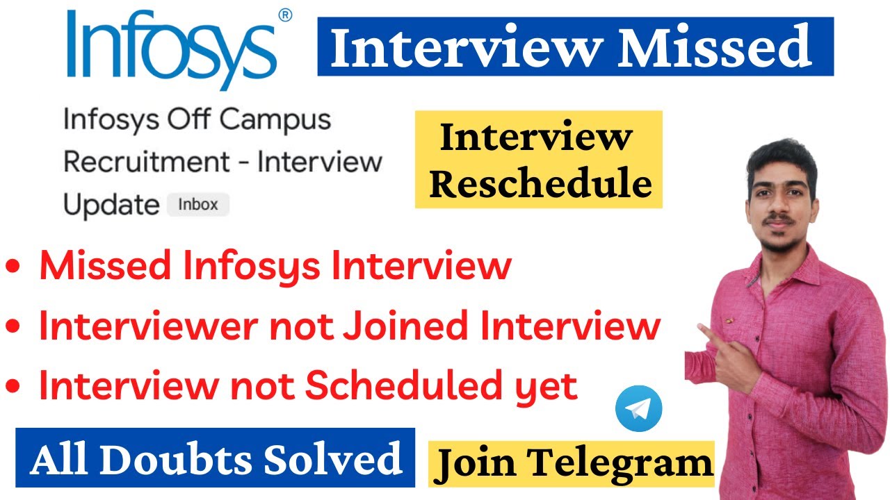 Infosys Interview ReSchedule | Infosys Interview Missed | Infosys ...