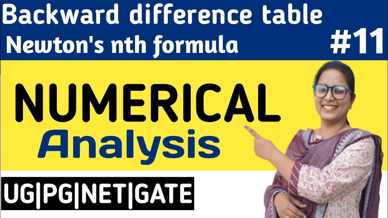 B.Sc-final year mathematics, Numerical analysis, part-11th, backward ...