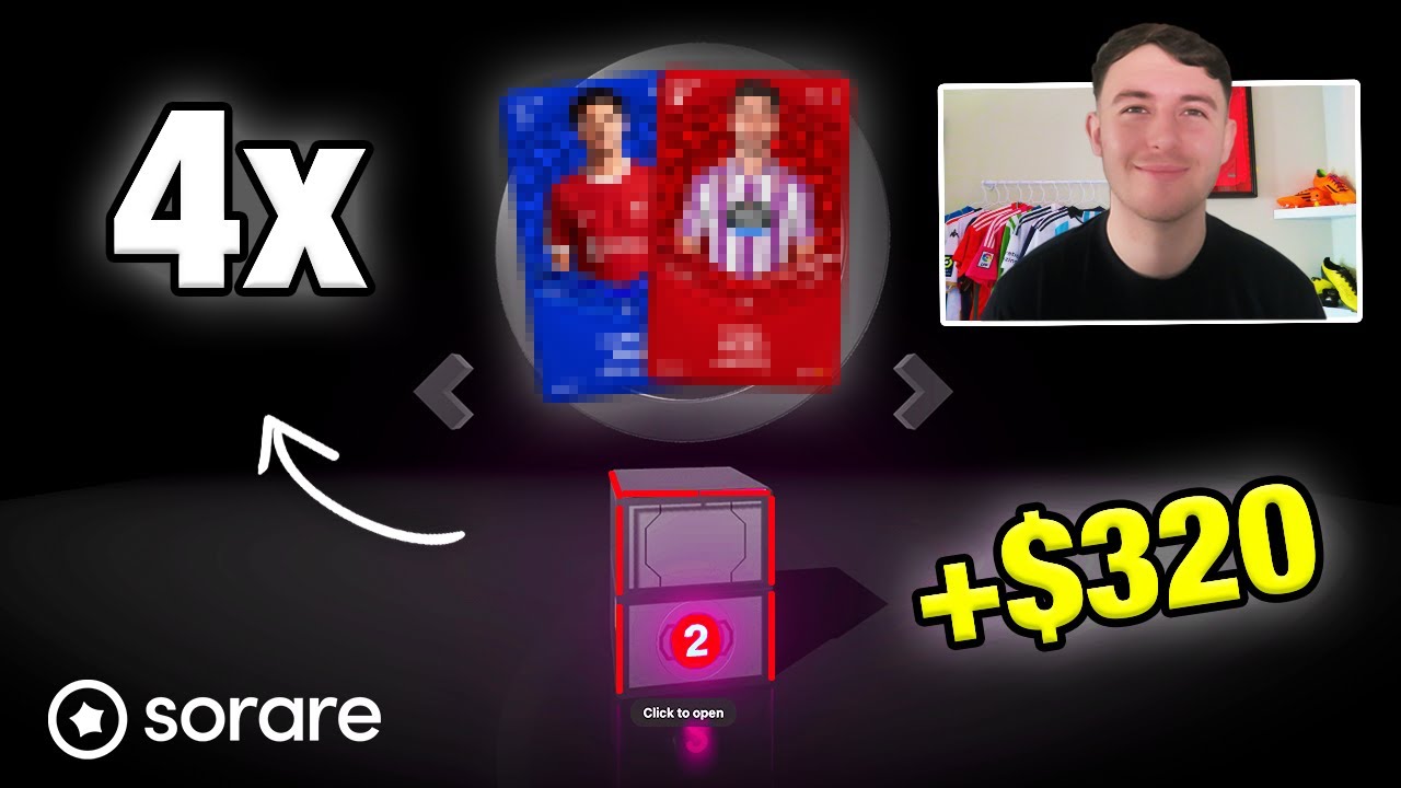 I Won 4x Loot-Boxes, 1x Super Rare & $320 | Sorare Rewards 🏆 - YouTube