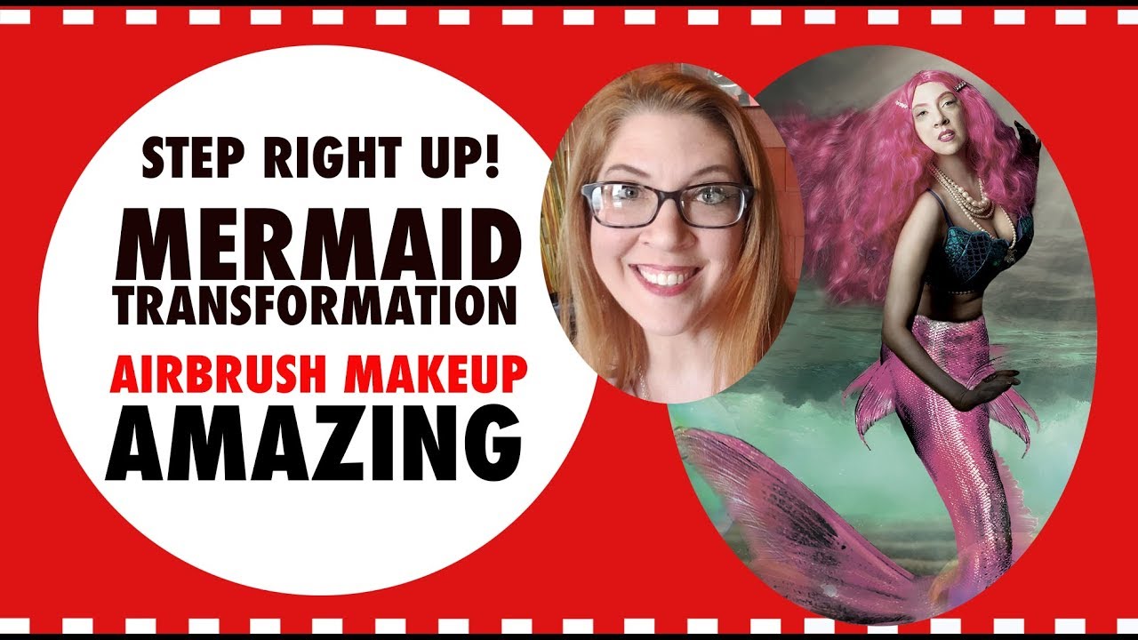 HOW TO BECOME A MERMAID | AIRBRUSH MAKEUP | MERMAIDS | TRANSFORMATION ...