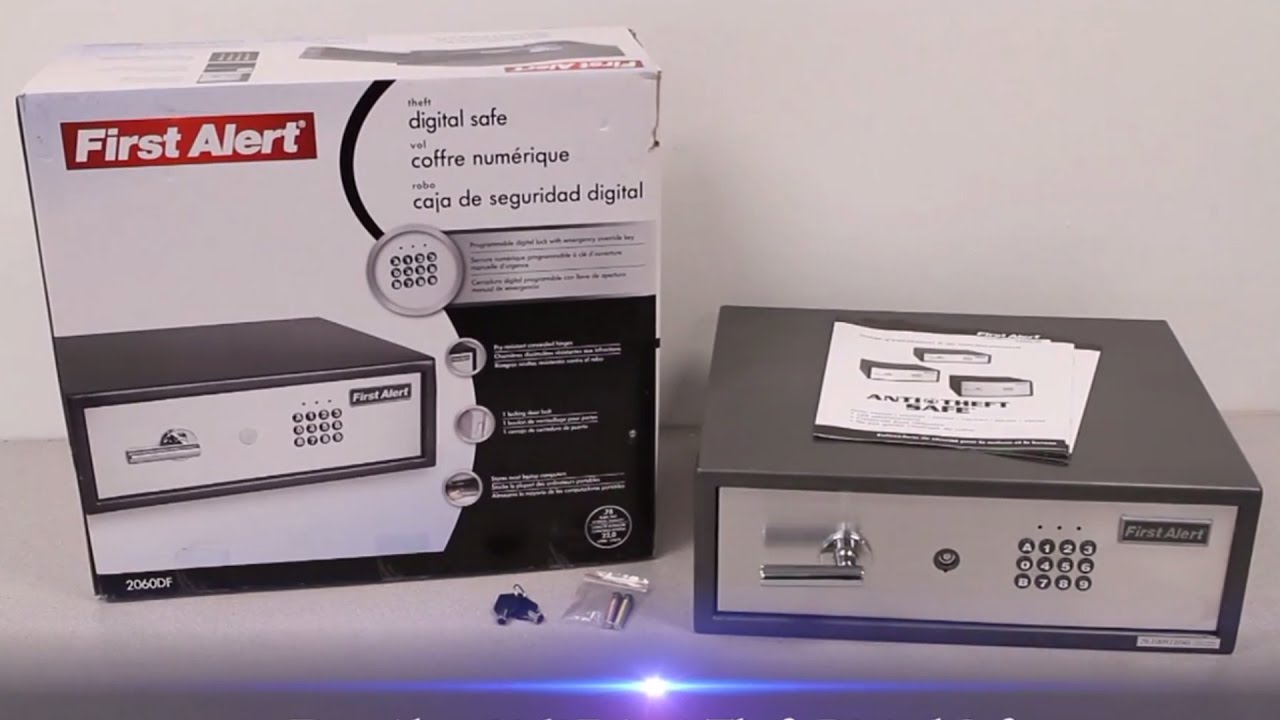First Alert 2060F Electronic Laptop Security Safe - YouTube