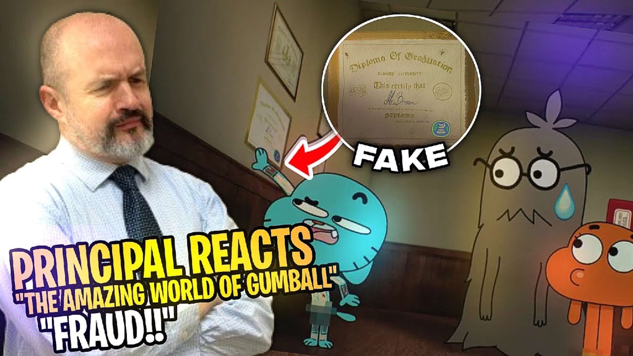 School Principal Reacts - The Amazing World of Gumball S3E11 "The Fraud ...