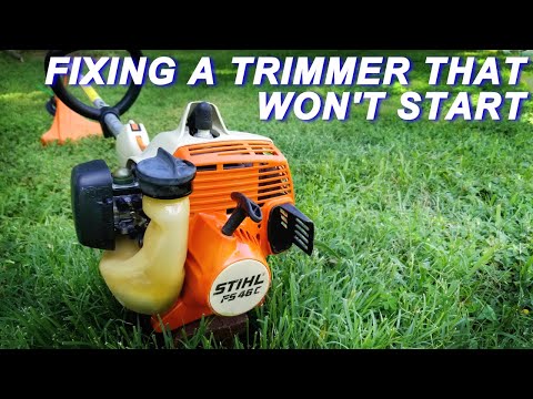Fixing A Stihl FS 46C Trimmer That Won't Start