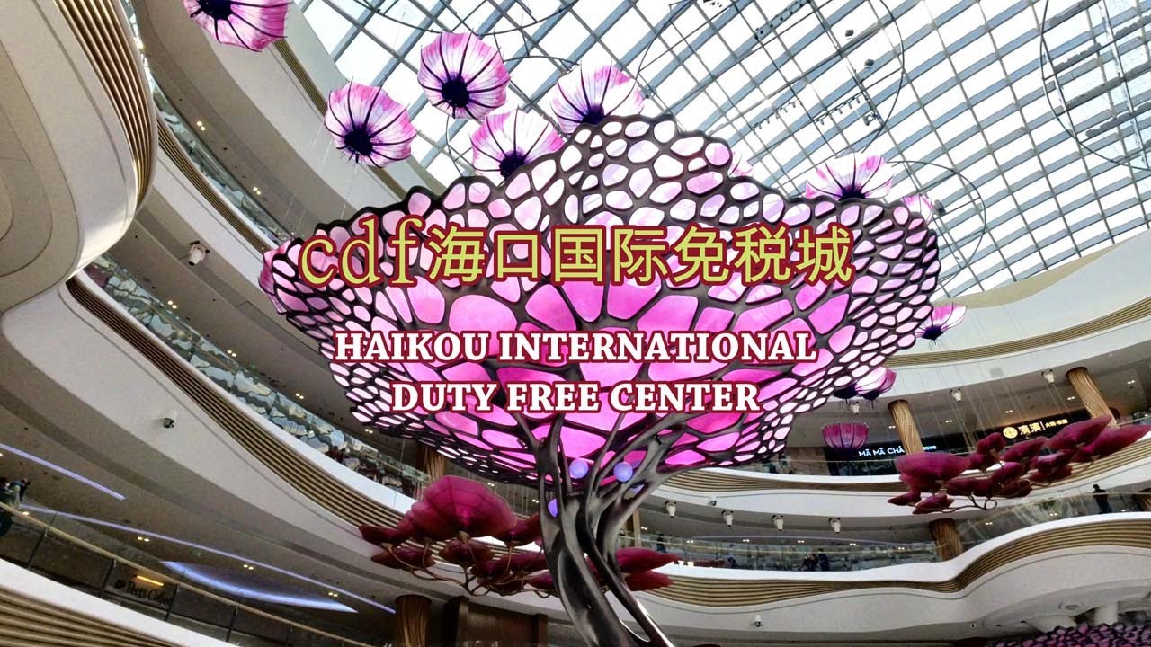 Haikou International Duty Free Mall January 29 (re-edited video) 海口国际免税 ...