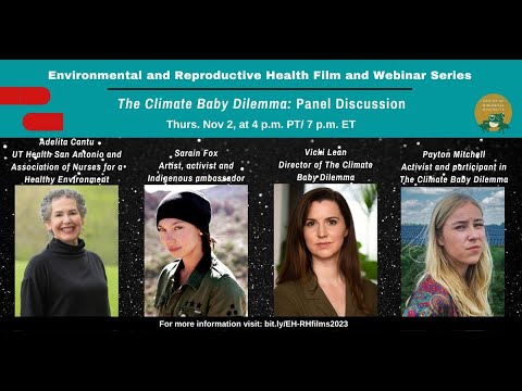 The Climate Baby Dilemma Panel Discussion - November 2, 2023 - YouTube
