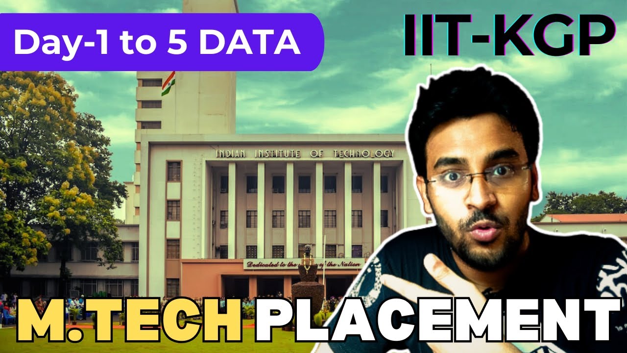🎓 Day 1-5 M.Tech Placements IIT Kharagpur 🔍 Complete Data by Dept 📊 ...