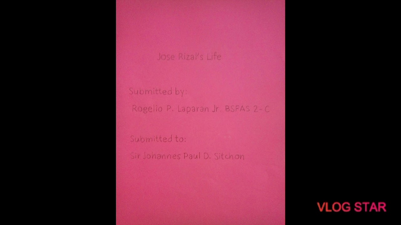 Scrapbook making about Jose Rizal's Life - YouTube