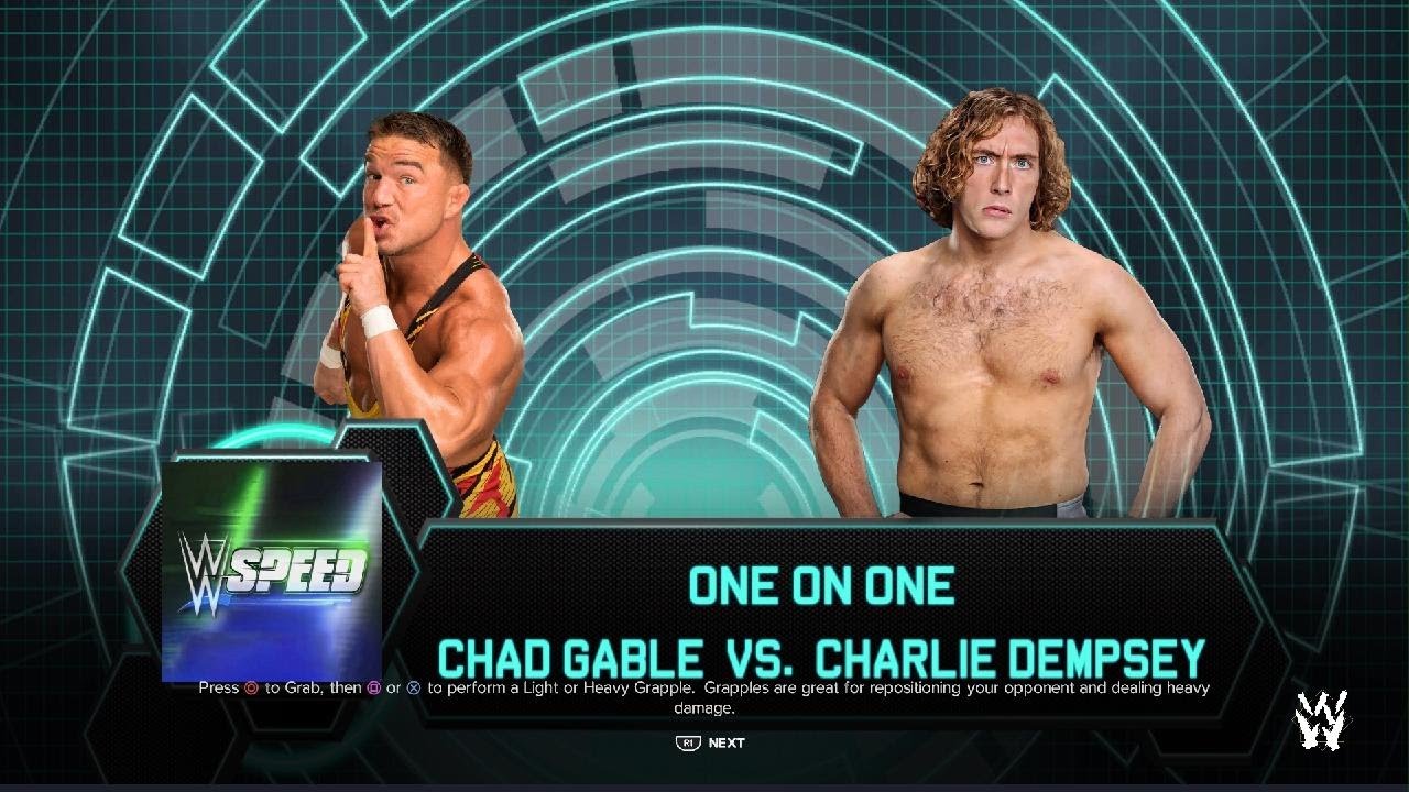 WWE 2K24 WWE Speed 1-15-2025 Chad Gable Vs Charlie Dempsey - YouTube