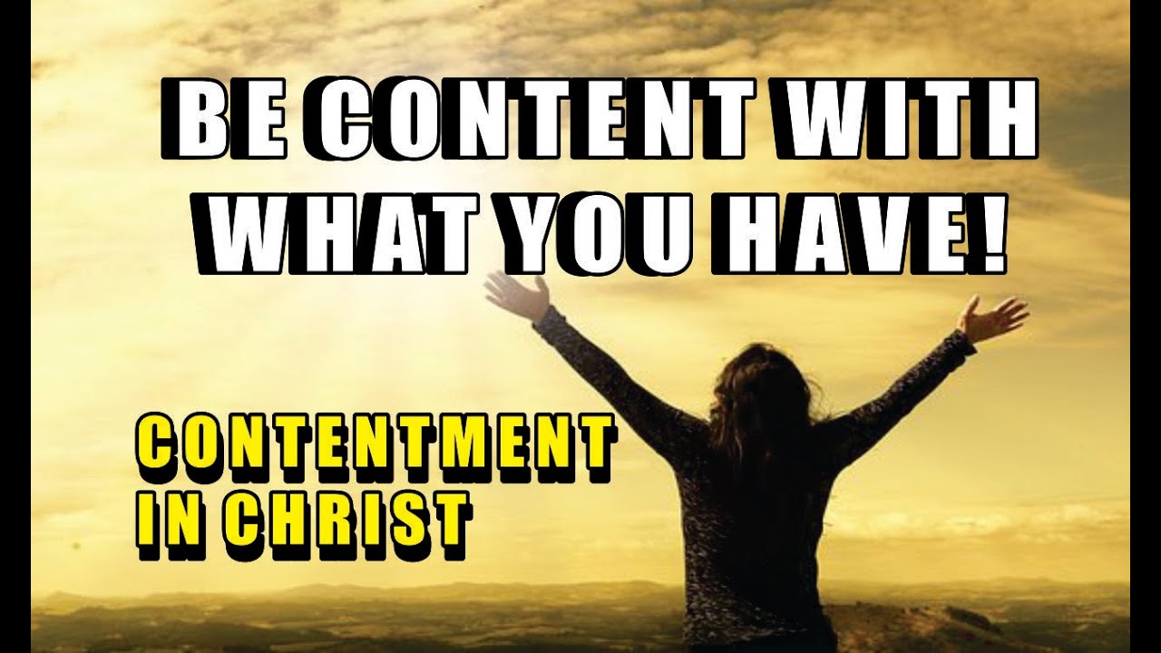 Bible Scripture On Contentment "Verse And Prayer" | Today's Verse - YouTube