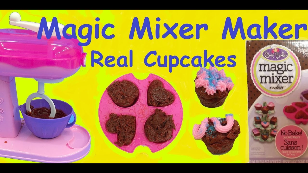 Cool Magic Mixer Maker that makes real cupcakes - YouTube