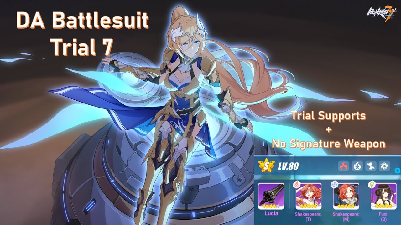 [Honkai Impact 3] Dea Anchora Battlesuit Trial 7 - YouTube