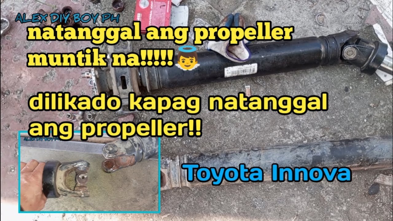 Natanggal ang propeller dilikado ba??Toyota innova - YouTube