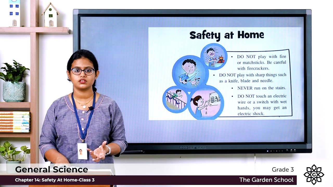 Grade 3 General Science Chapter 14 Class 3 Safety at home and outside ...
