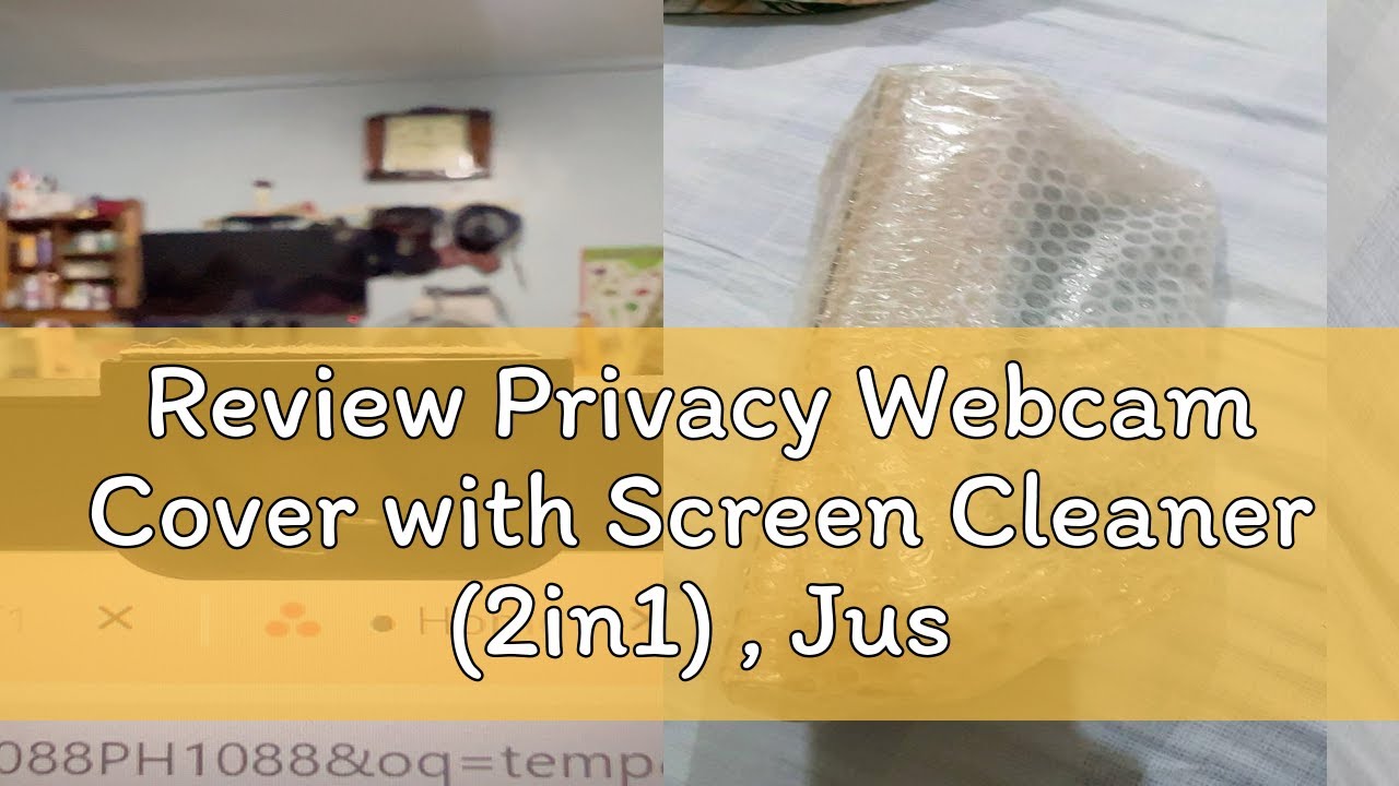 Review Privacy Webcam Cover with Screen Cleaner (2in1) , Just Slide in ...