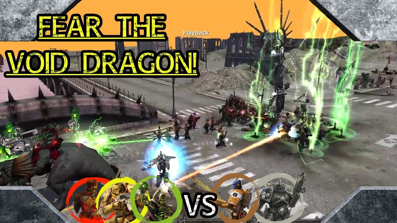 Dawn of War DE Unification: 3 vs 3 Imperial Fists, Necrons, Vost ...