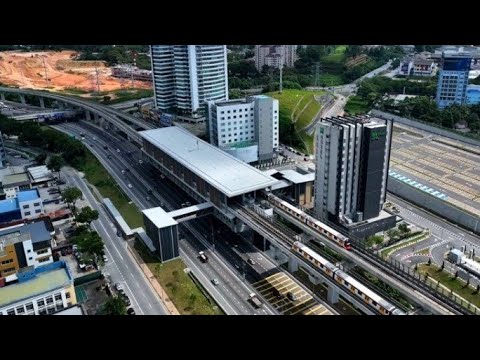 PASAR SENI STATION LRT, TO COCHRANE MRT #travel #vlog #malaysia #mrt # ...