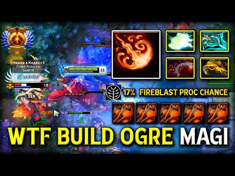 WTF META BUILD Ogre Magi With Crazy Attack Speed Build & LVL 25 Tree Talent 100% Right Click Stun