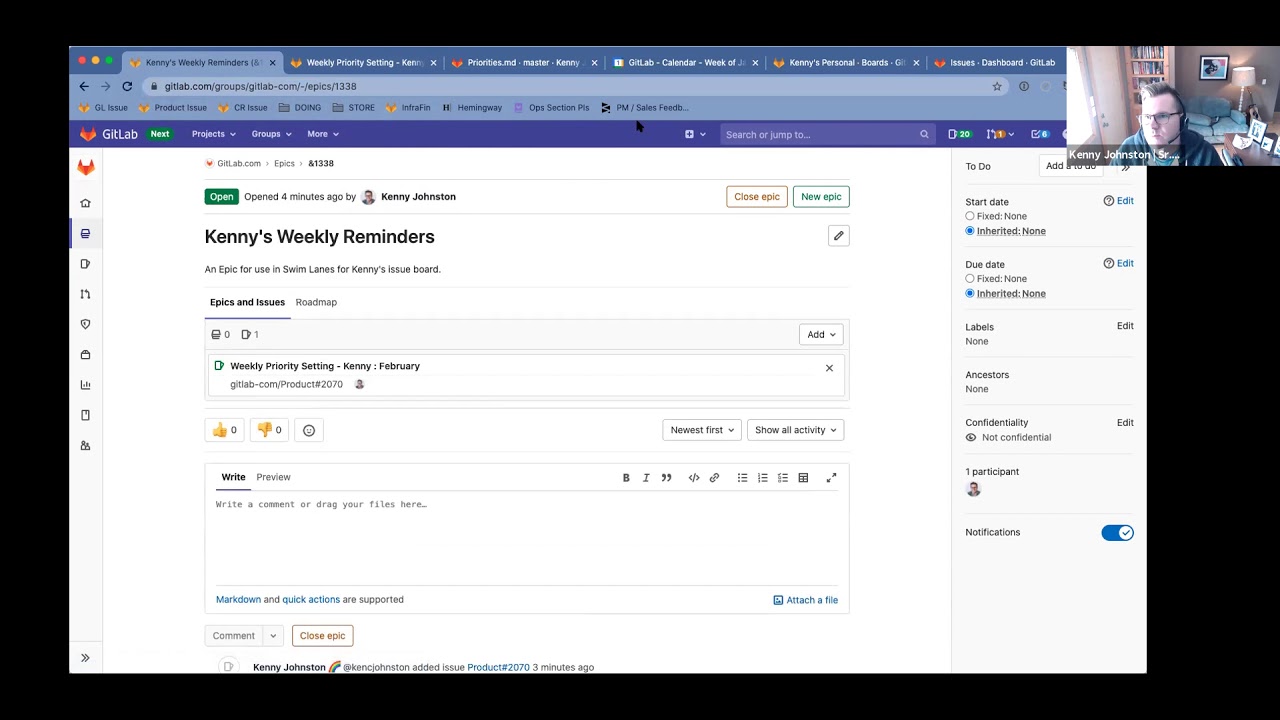 Walk Through: Epic Swimlanes on GitLab Boards - YouTube