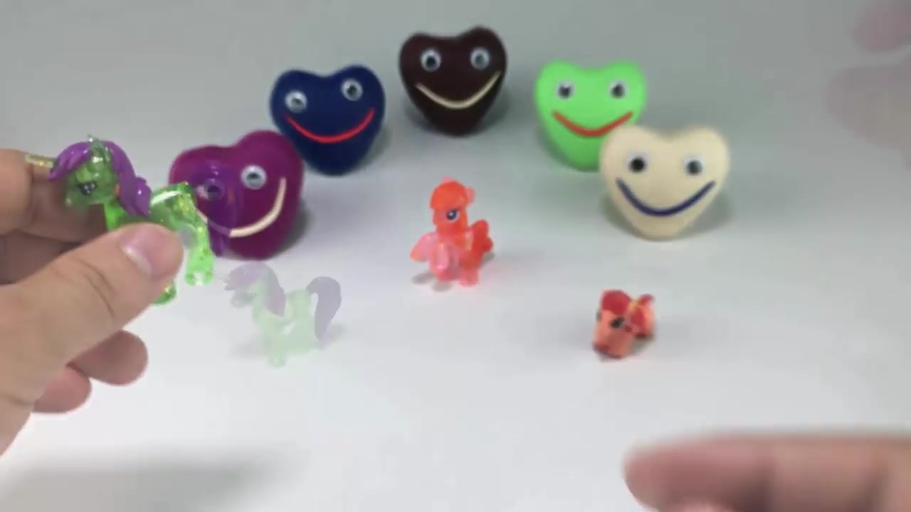 Learn Colours with Play Doh Smiley Hearts Face Fun Surprise Toys For ...