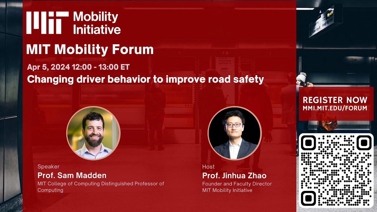 Changing driver behavior to improve road safety - Prof. Sam Madden ...
