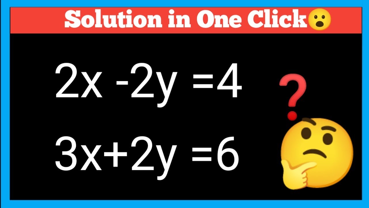 German| Math Expert Olympiad Solution by used Cramer's Role Simplify ...