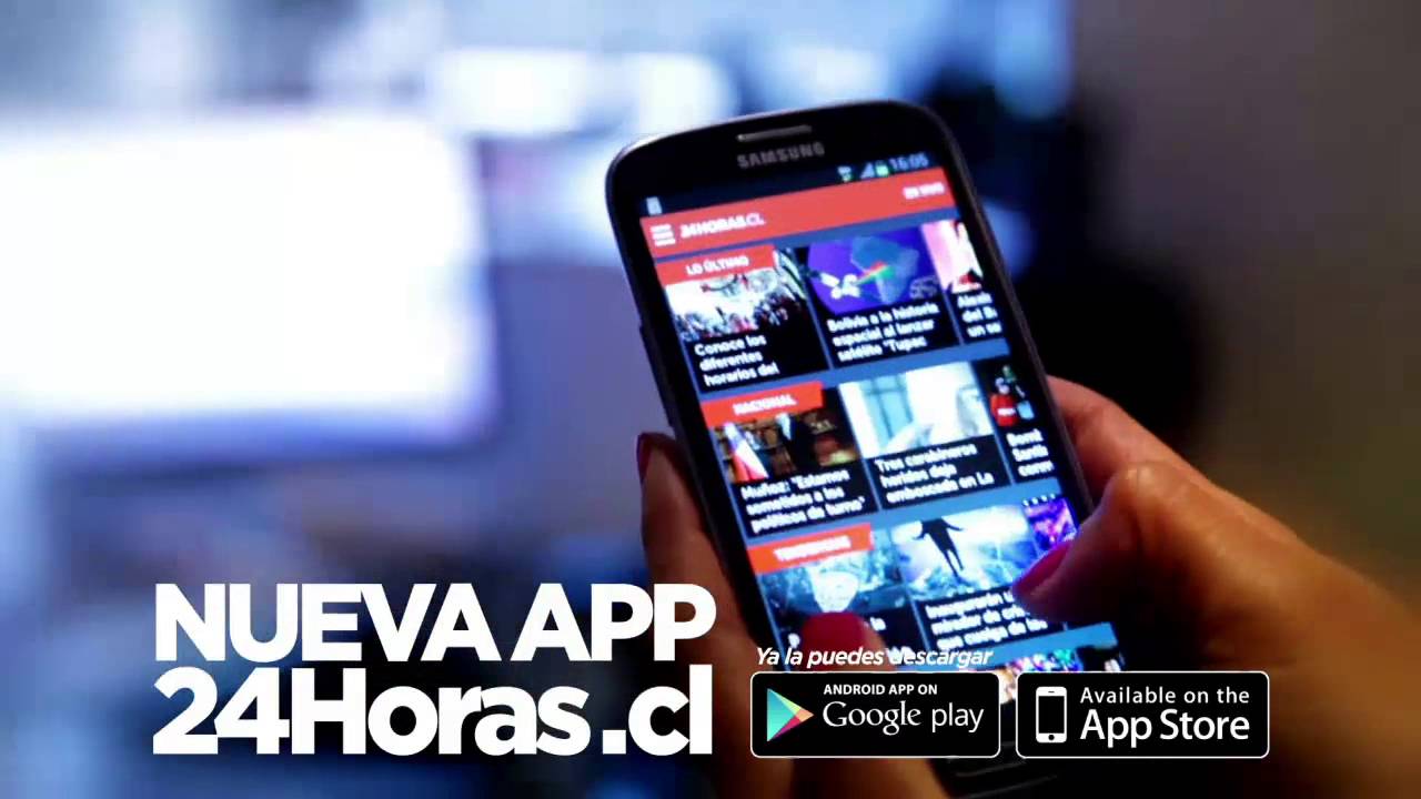 24Horas.cl lanza su nueva App para móviles | 24 Horas TVN Chile - YouTube