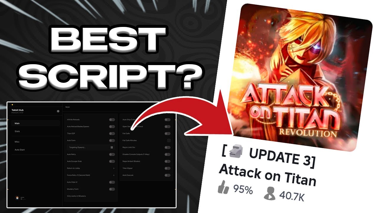 Лучший скрипт на AOT:R | BEST script for ROBLOX ATTACK ON TITAN ...