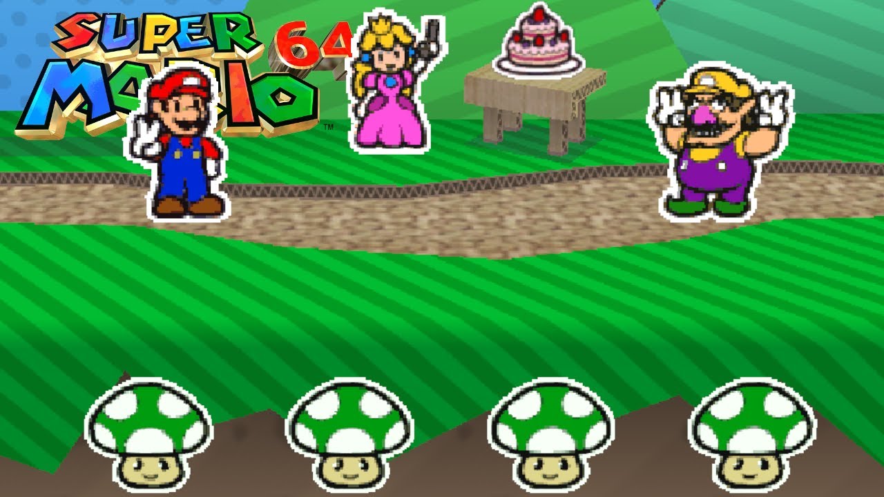 WarioWare in Super Mario 64 - YouTube