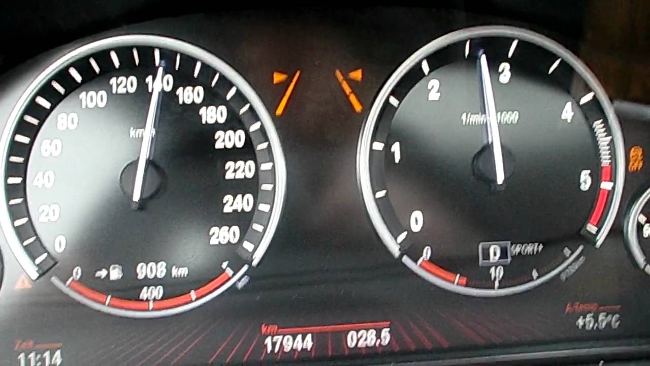 BMW 730d with radar guided cruise control - YouTube