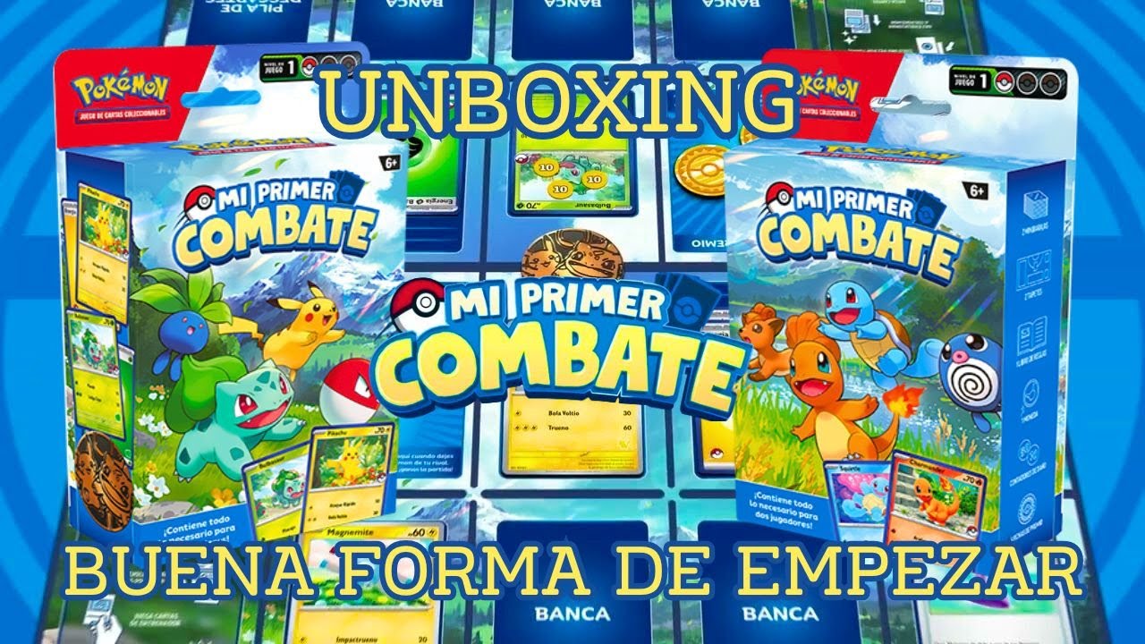 MI PRIMER COMBATE l UNA GRAN MANERA DE EMPEZAR EN POKEMON TCG l UNBOXING Y REVIEW - YouTube