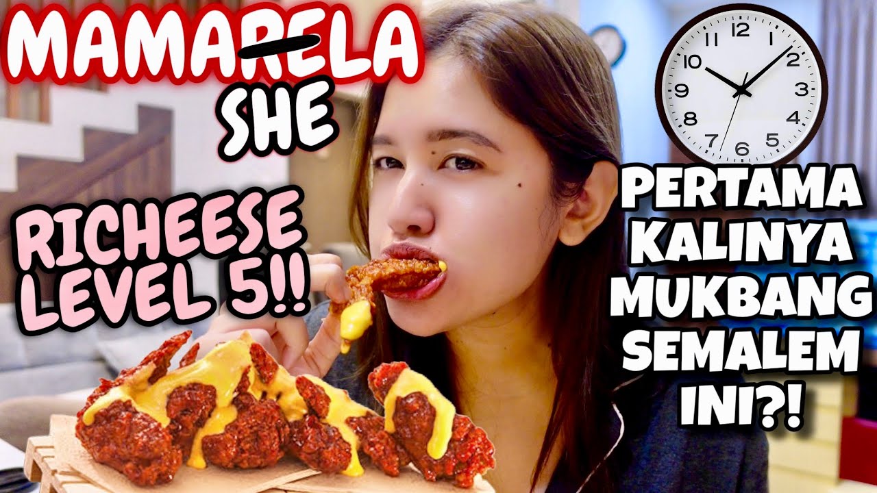 UJI NYALI TENGAH MALEM MUKBANG RICHEESE LEVEL 5!! - YouTube