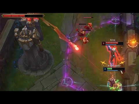 This Teemo kills Camille and survives.