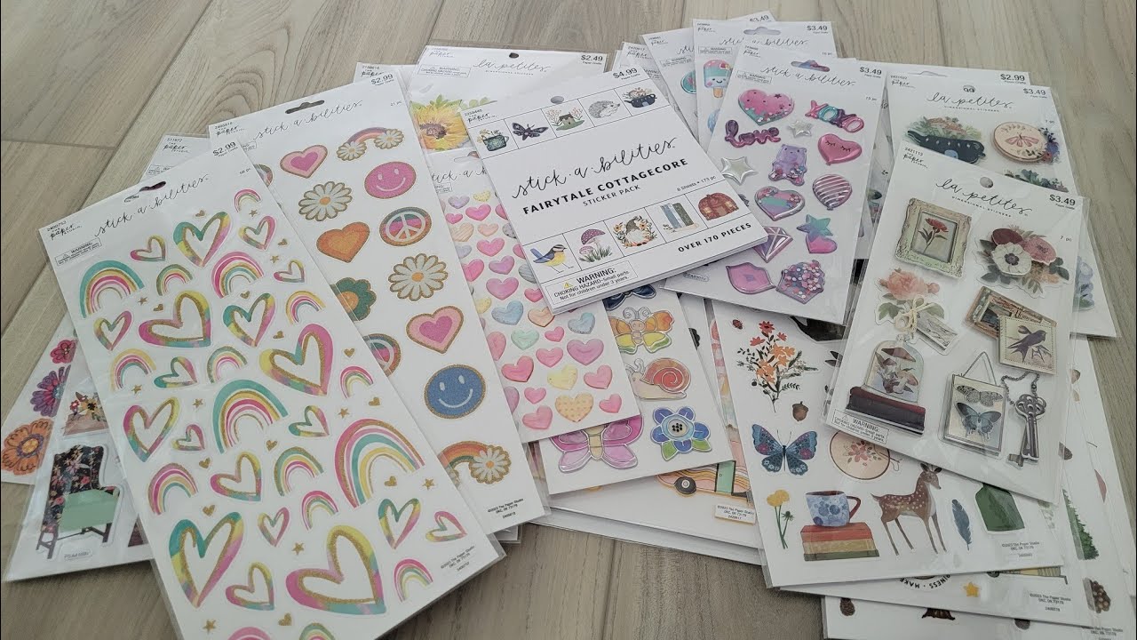 Hobby Lobby Sticker Haul - YouTube