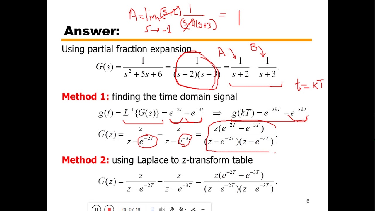 Lecture 5 z Transform - YouTube