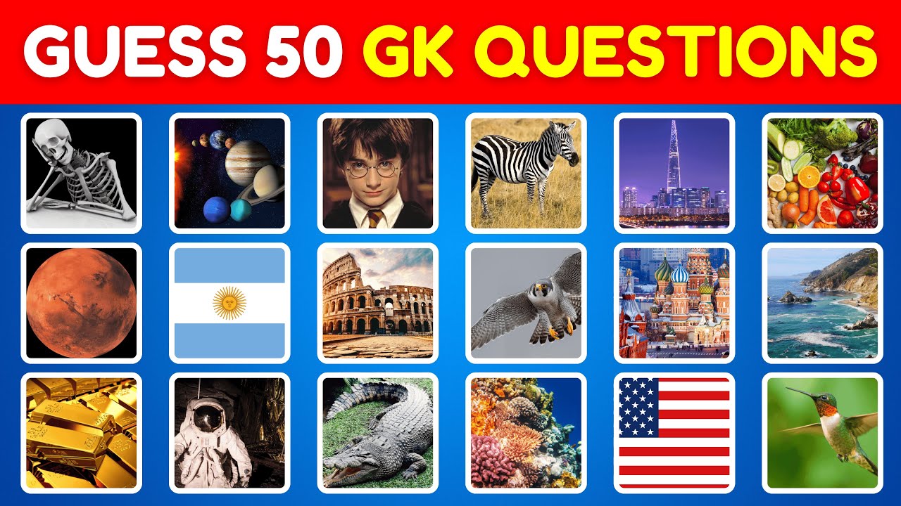50 General Knowledge Questions to Challenge Your Brain! - YouTube