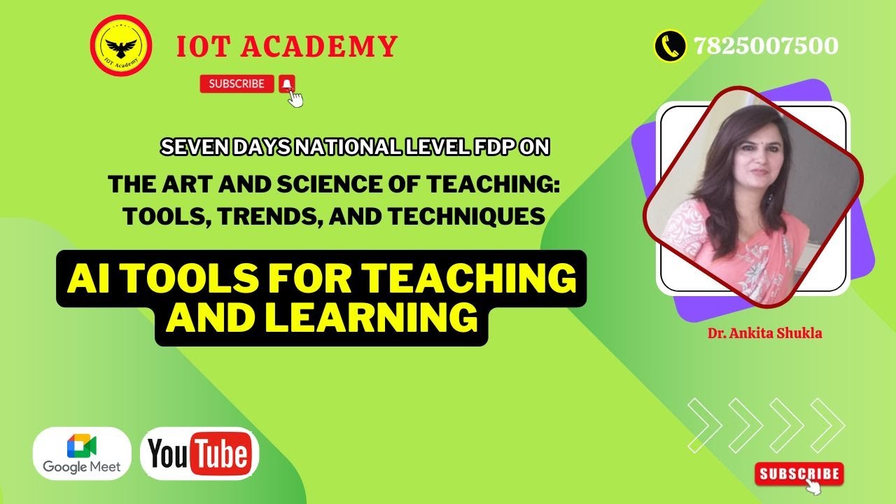AI Tools for Teaching and Learning - YouTube