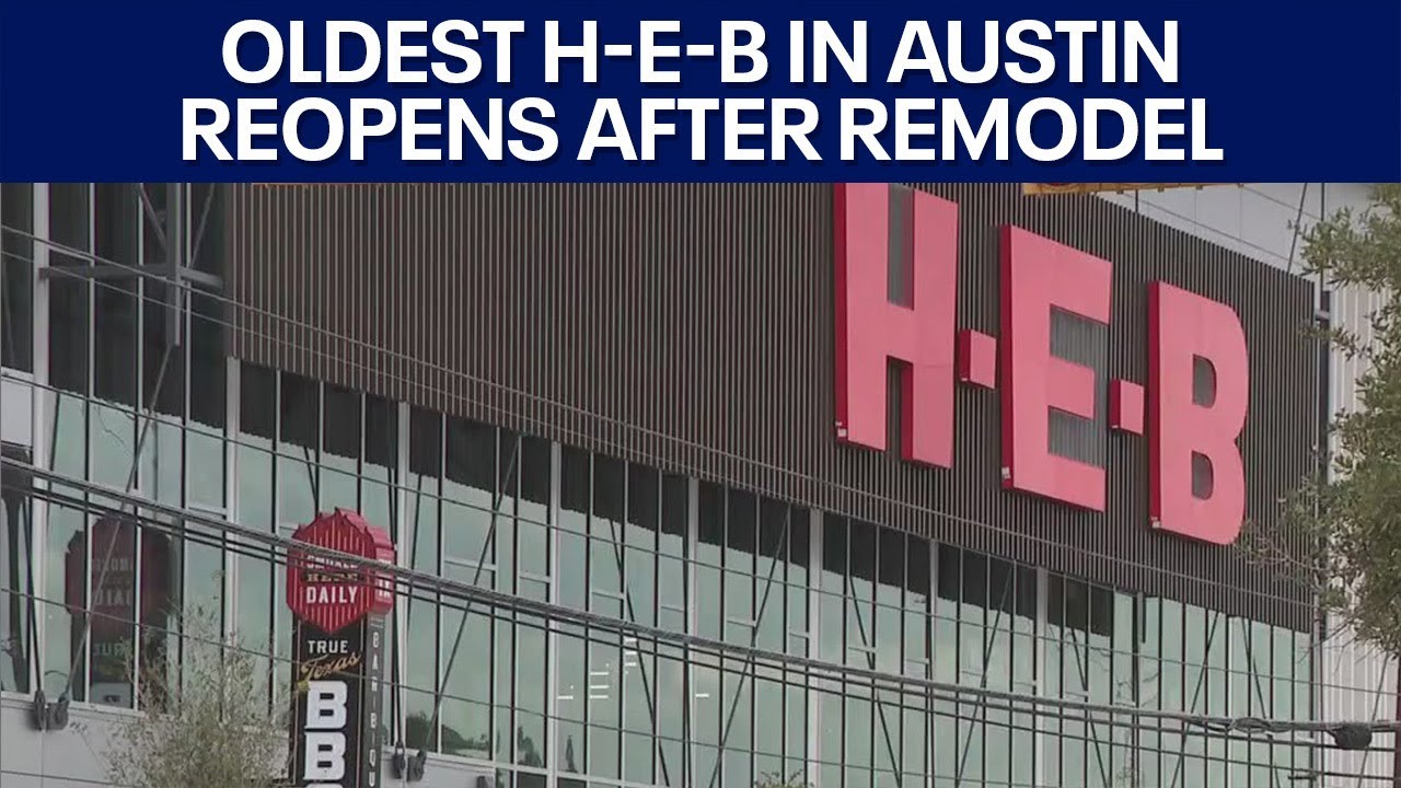 Oldest H-E-B in Austin reopens after remodel | FOX 7 Austin - YouTube