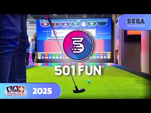 Interactive Mini Golf @ EAG Expo 2025 | Sega Amusements - YouTube