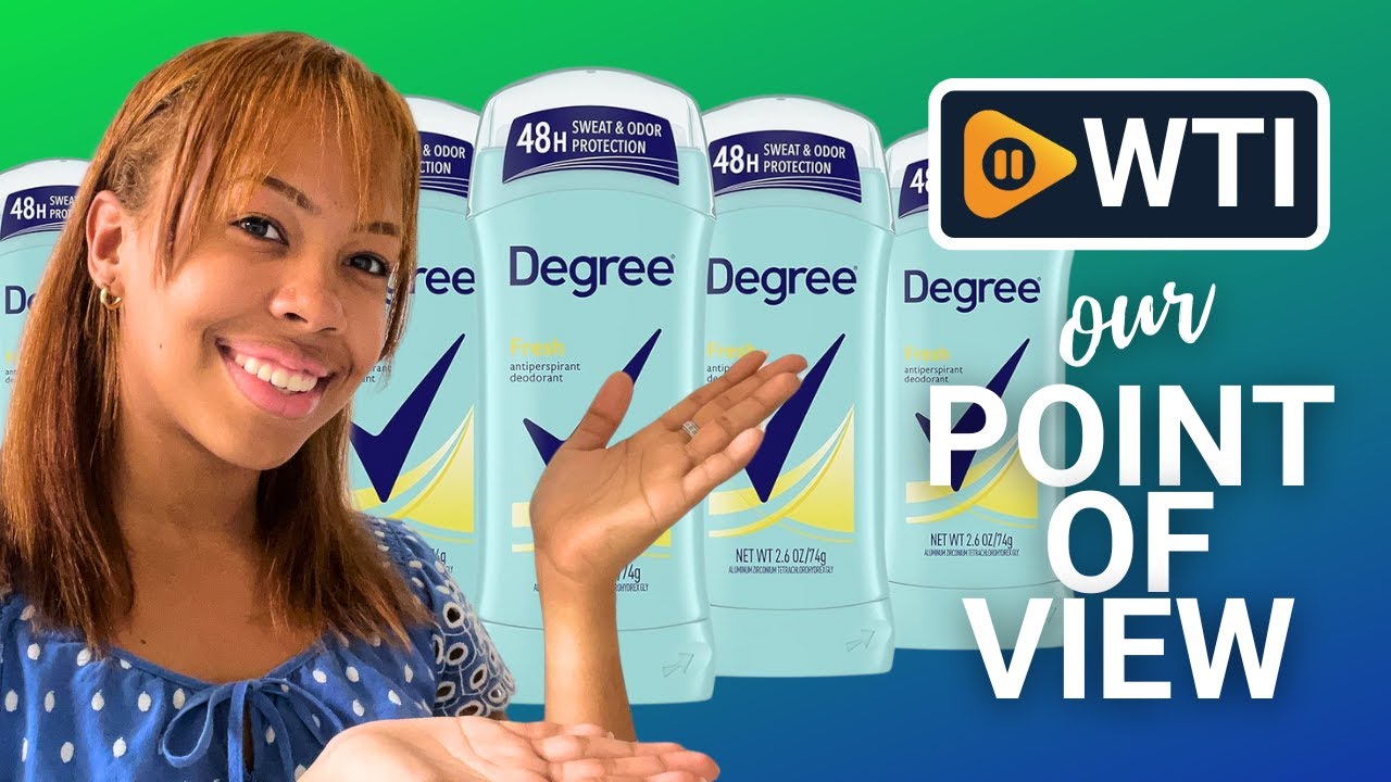 Degree Antiperspirant Deodorant | Our Point Of View - YouTube