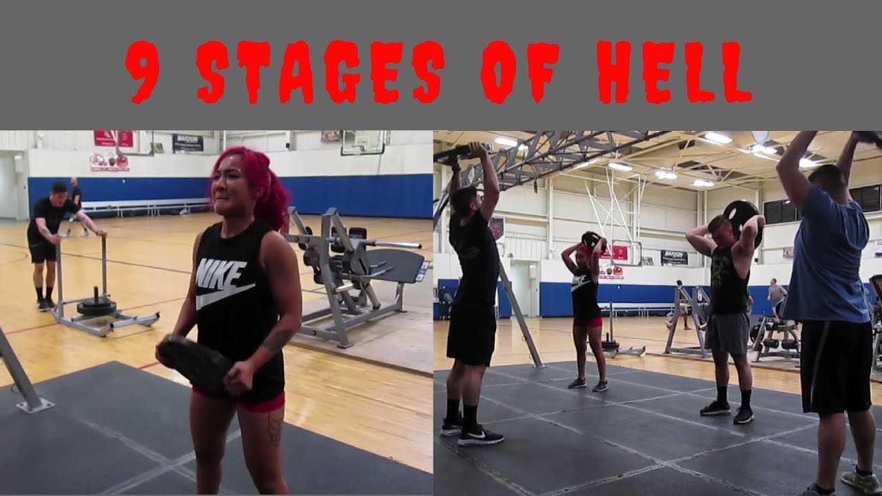 Trying the 9 STAGES OF HELL Workout - YouTube