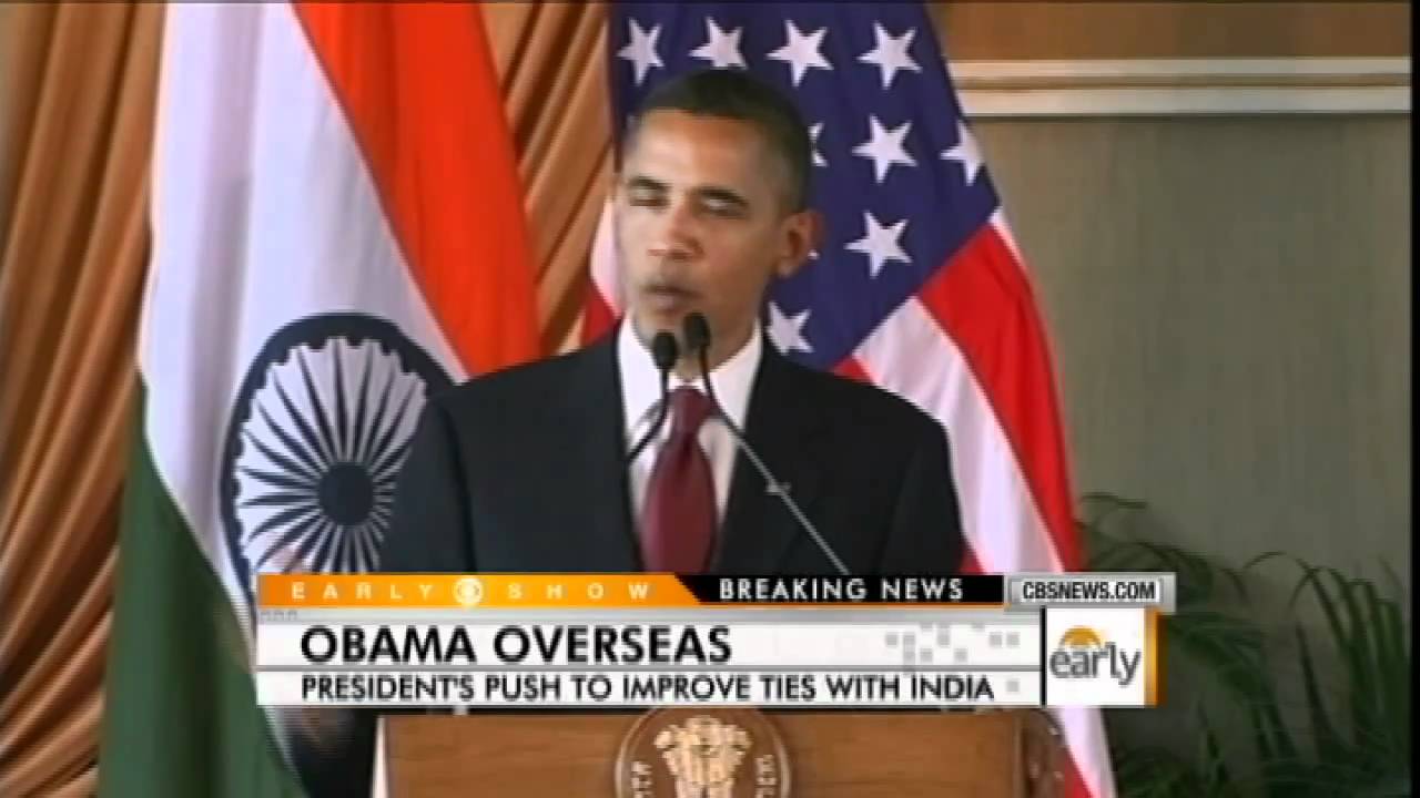 Obama Overseas in India - YouTube