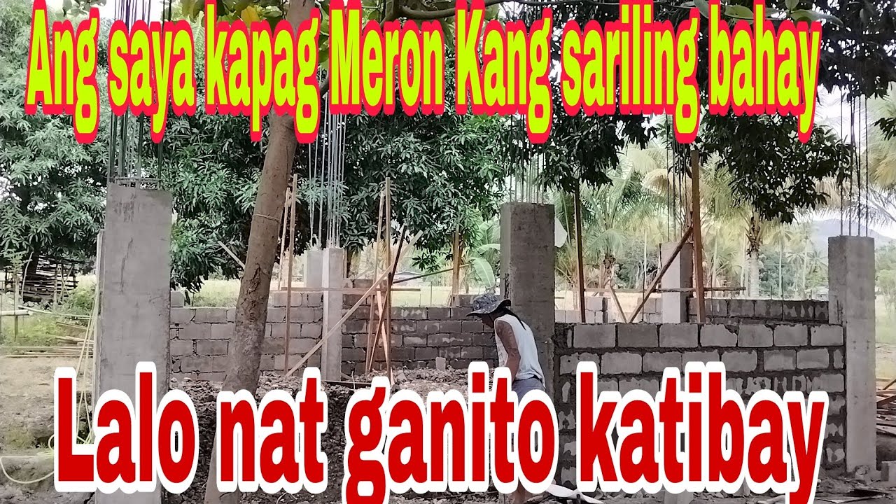 ang sarap magkaroon ng sariling bahay lalot na kapag ganito katibay ...