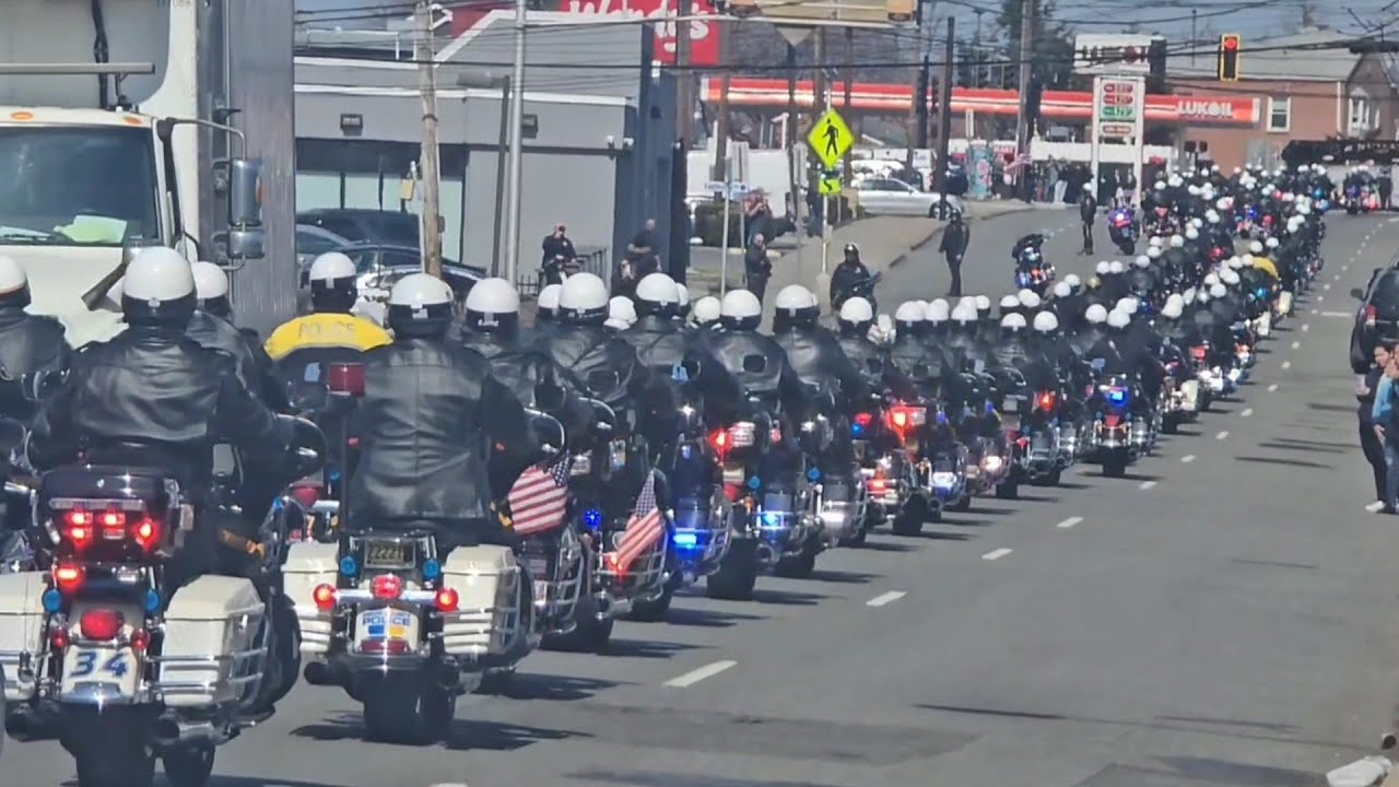 Hundreds Honor Fallen Newark Detective Joseph A Azcona At Procession ...