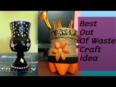 Best Out Of Waste craft Idea - YouTube