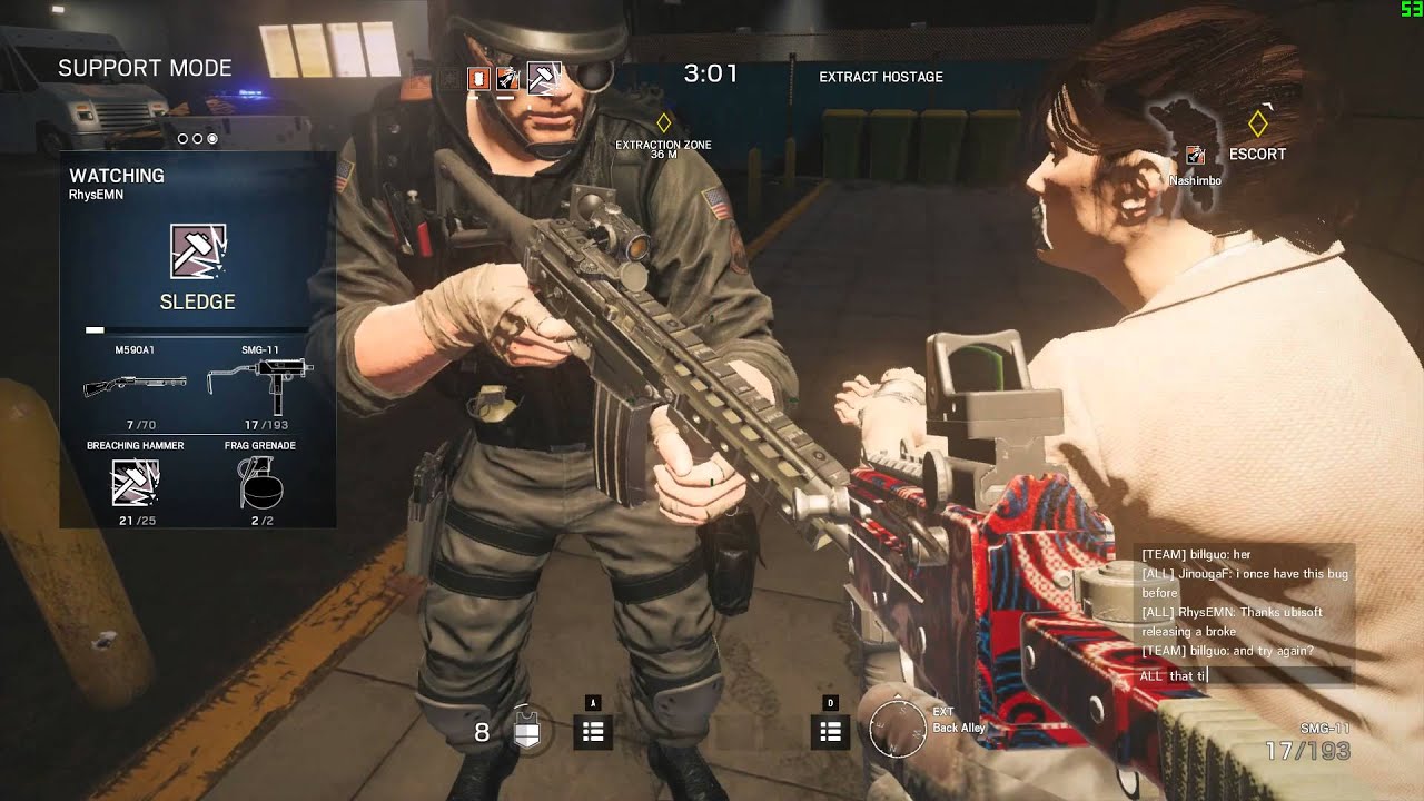 Rainbow Six Siege bugged again - YouTube