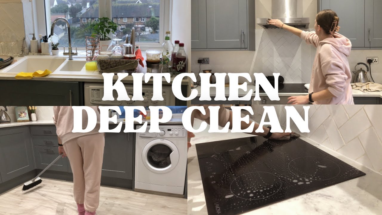 KITCHEN DEEP CLEAN 🫧 - YouTube