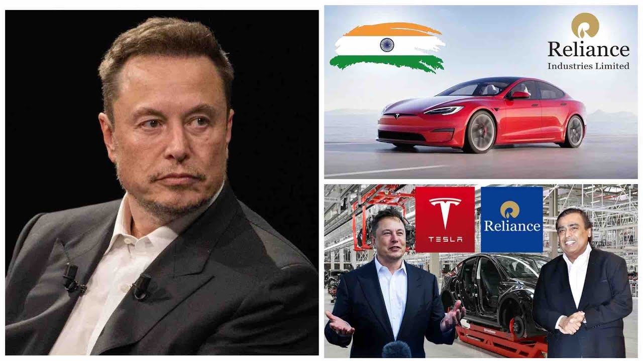 'Tesla in talks with Reliance for India EV plant' - YouTube